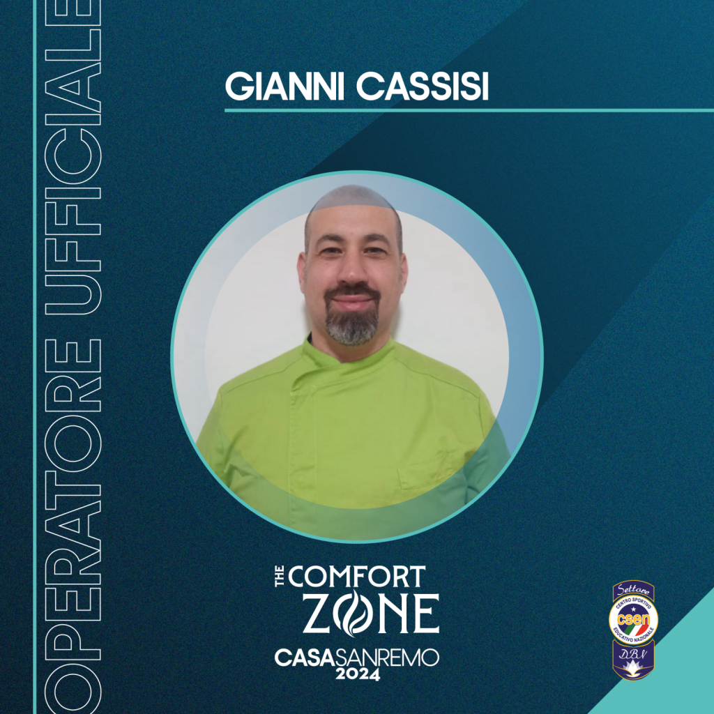 Gianni Cassisi - The Comfort Zone 2024 - Casa Sanremo